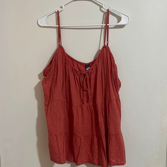 Old Navy | Tops | Tiered Terracotta Tank Top | Poshmark